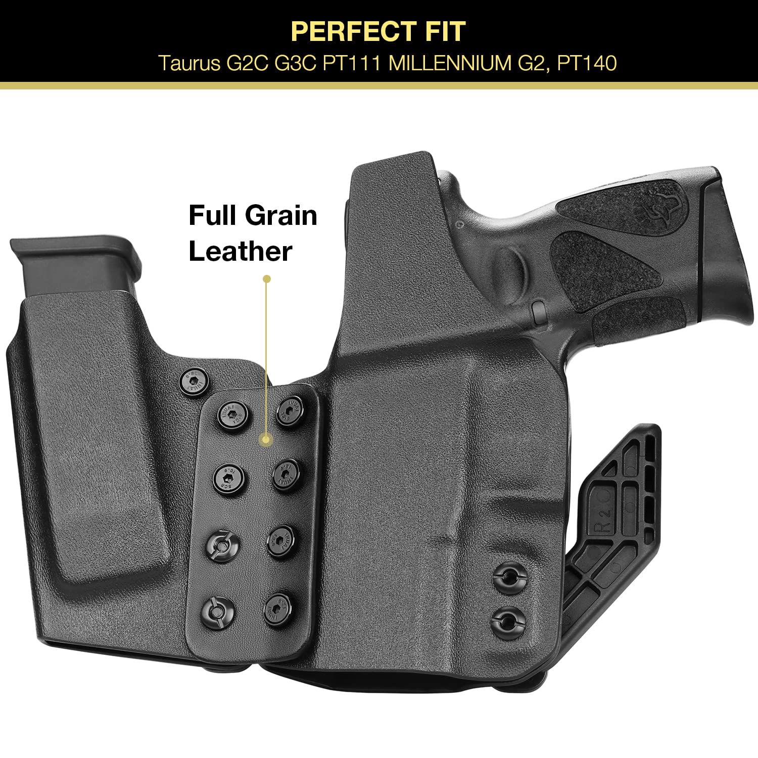 Snapklik.com : Taurus G2C Holster, Taurus G3C Holster Polymer IWB For ...