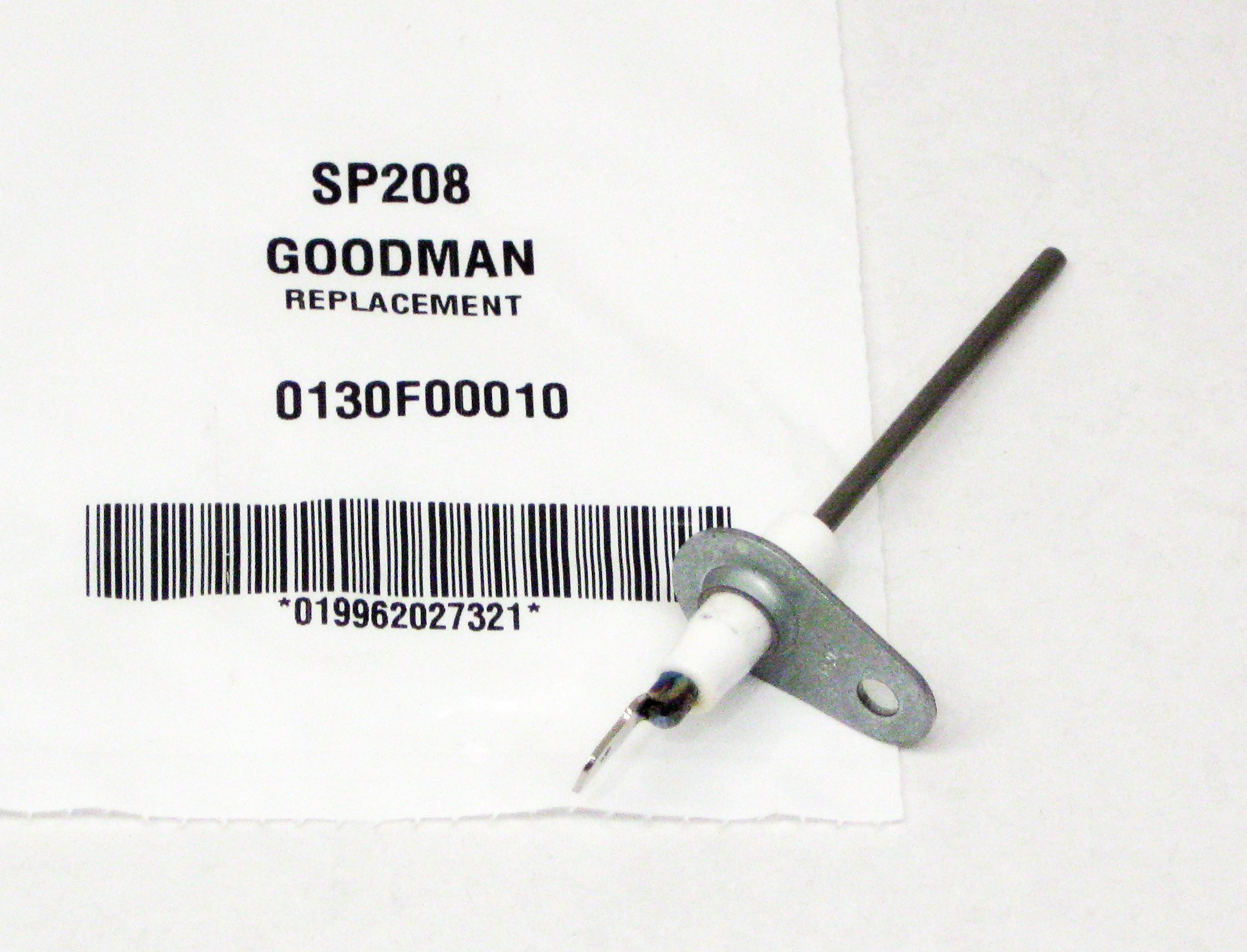 Surface Ignitor Corp Flame Sensor Rod 0130F00010 for Goodman Janitrol ...