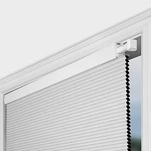 Amazon.com: Boolegon No Drill Blinds for Windows Blackout Cellular ...