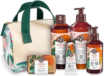 Amazon.com: Yves Rocher Mango Coriander Bath & Body Routine 6-Piece ...