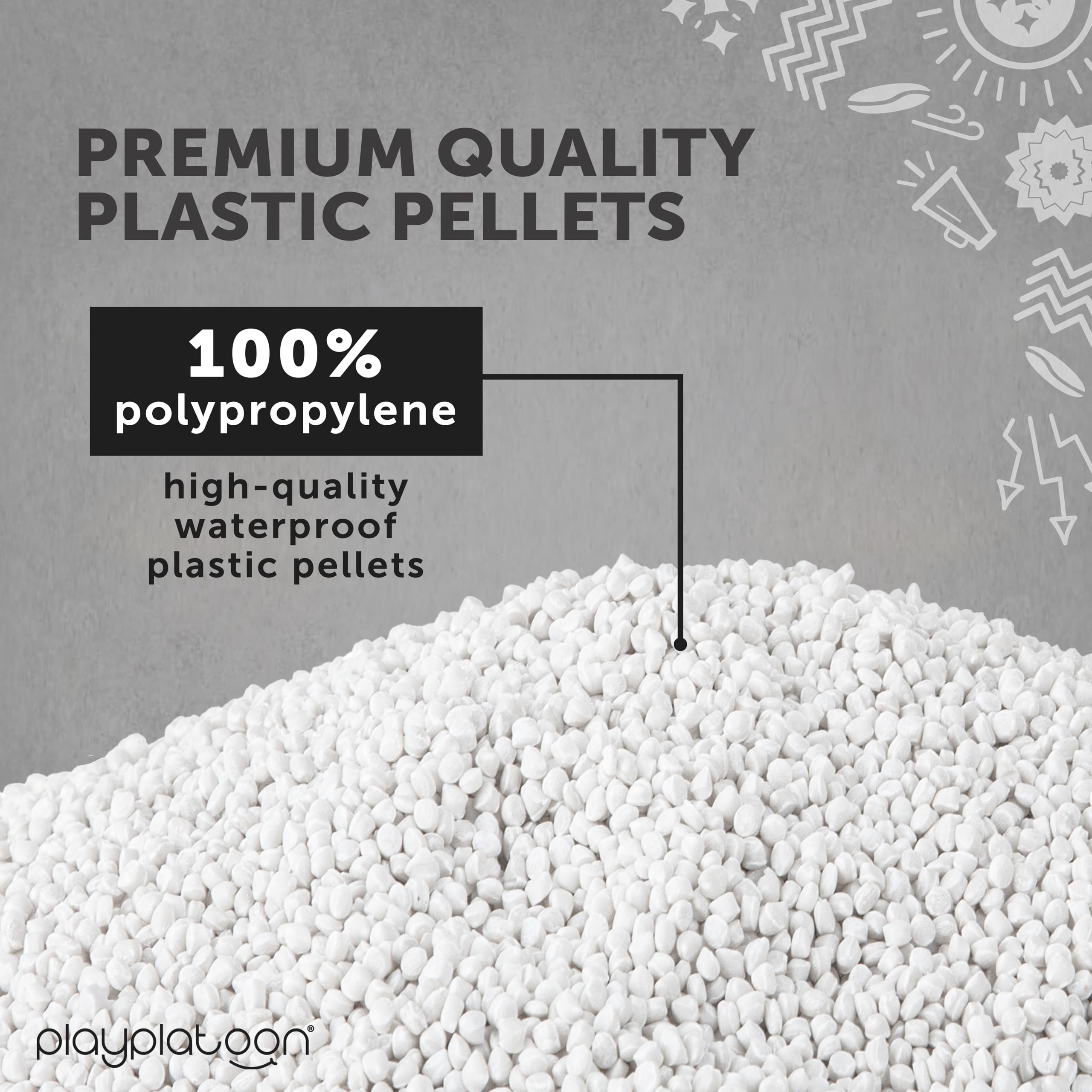Snapklik.com : Resin Pellets Cornhole Bag Filler - 8 Lbs Plastic Poly ...