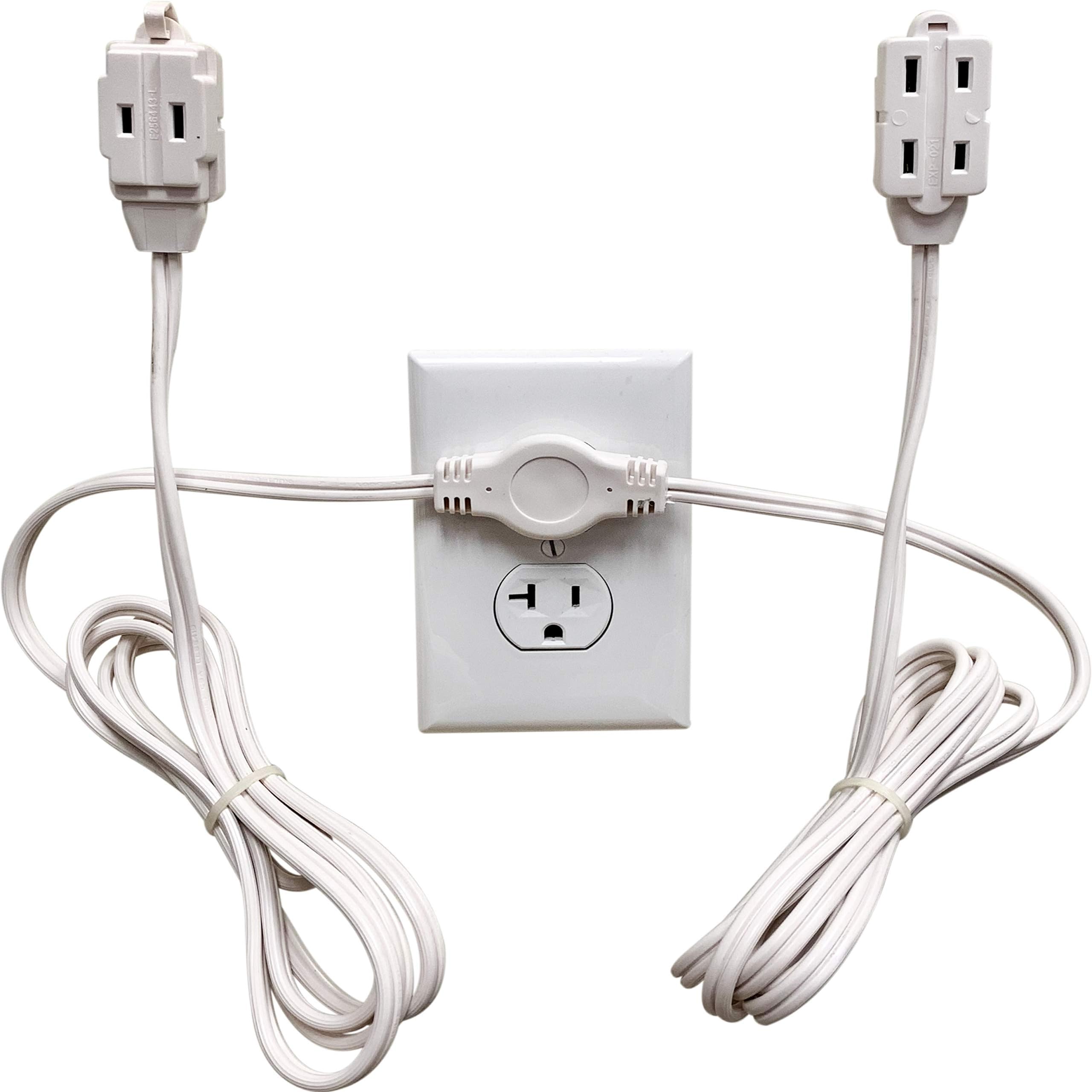 Collections Etc Double Ended Extension Cord, White - Amazon.com