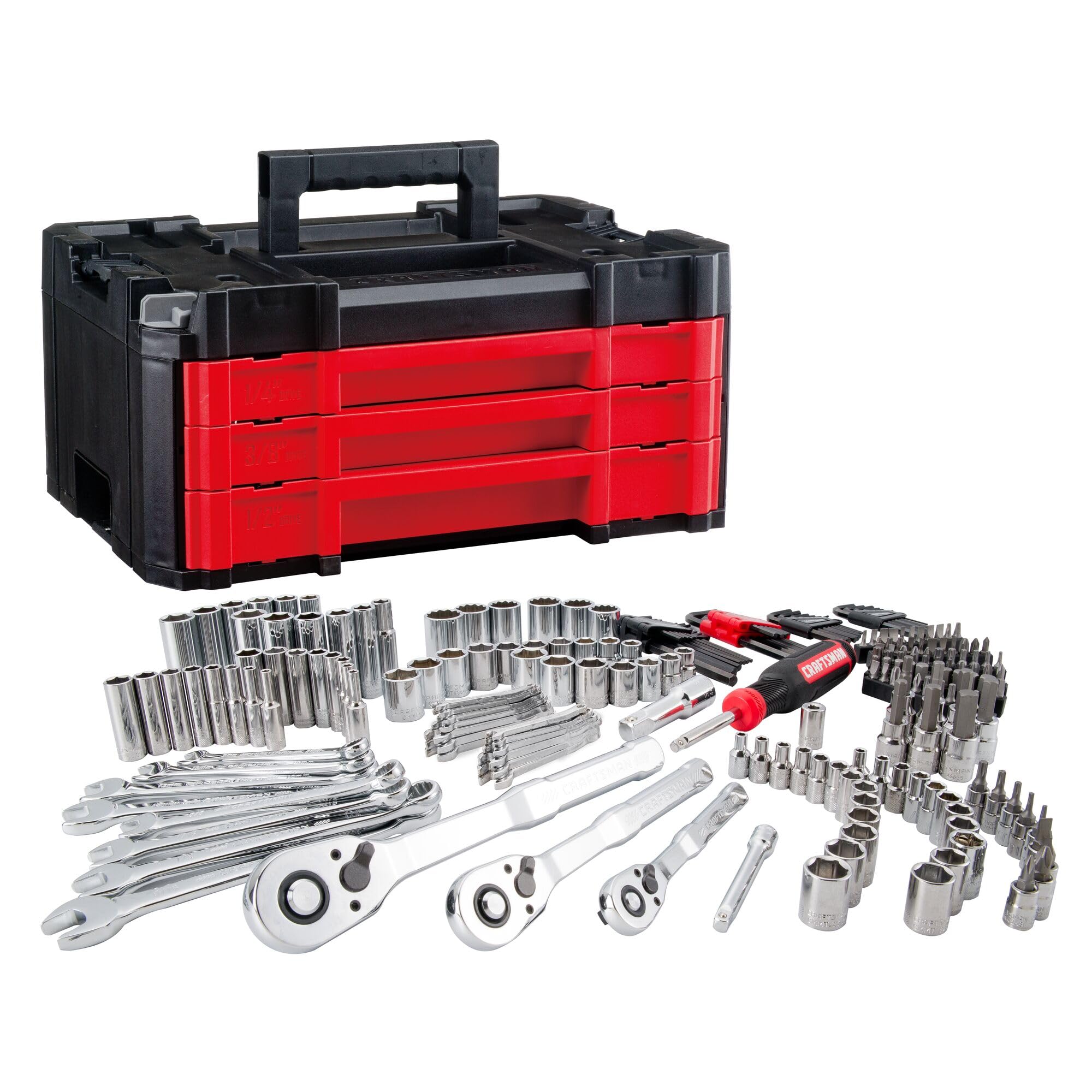 CRAFTSMAN VERSASTACK Mechanics Tool Set 1 4 In 3 8 In And 1 2 In CRAFTSMAN VERSASTACK Mechanics Tool Set 1 4 In 3 8 In And 1 2 In
