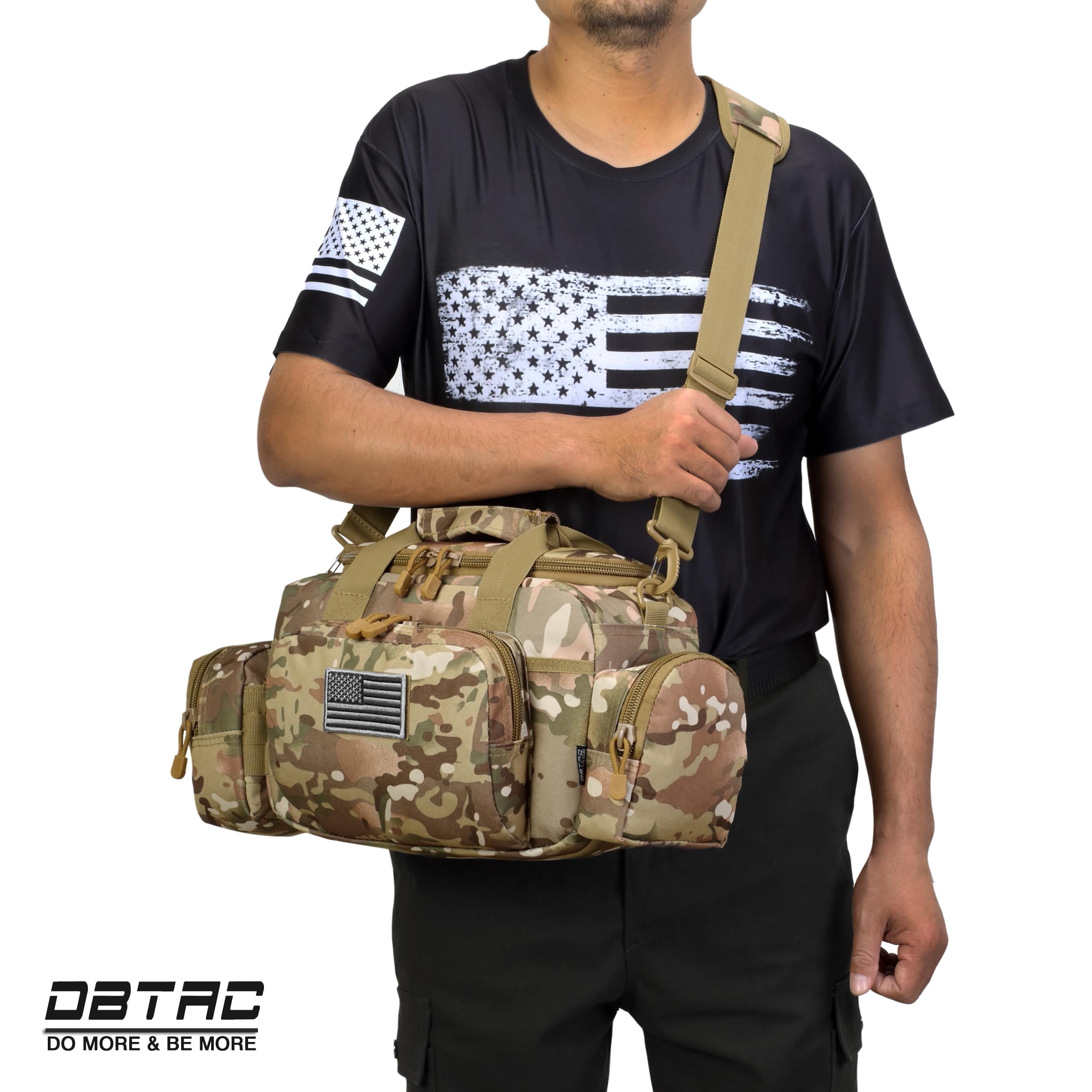 Snapklik.com : DBTAC Gun Range Bag Small Tactical 2x Pistol Shooting ...