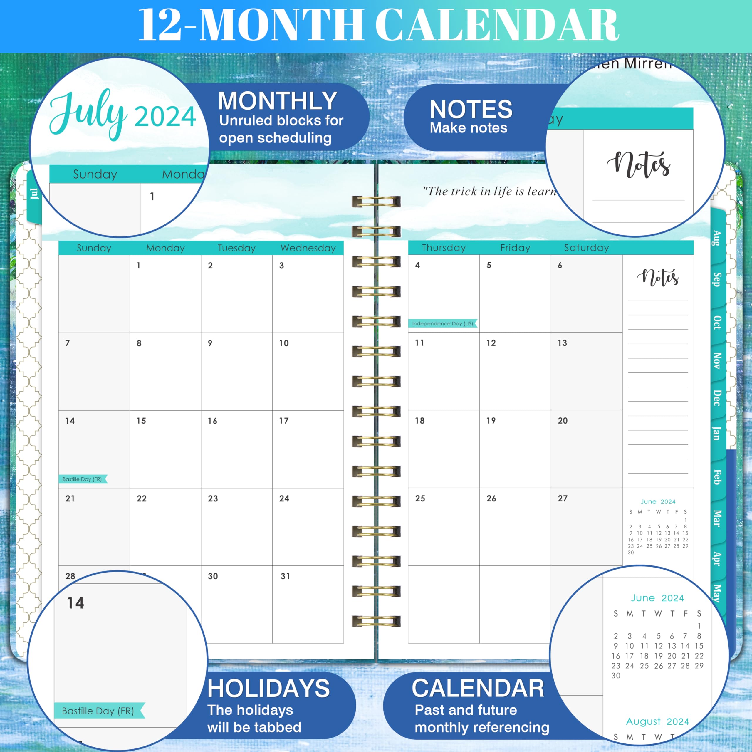 Snapklik.com : 2024-2025 Planner - Academic Planner 2024-2025, July ...