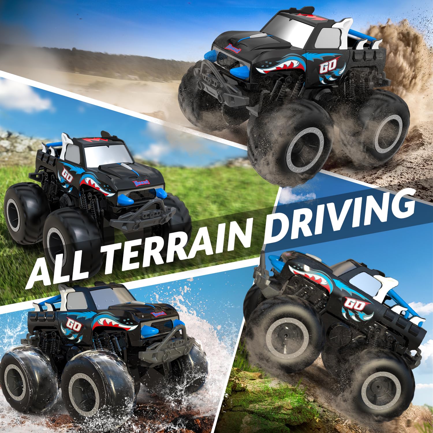 Snapklik.com : Amphibious Remote Control Car 2.4 1:20 GHz All Terrain ...