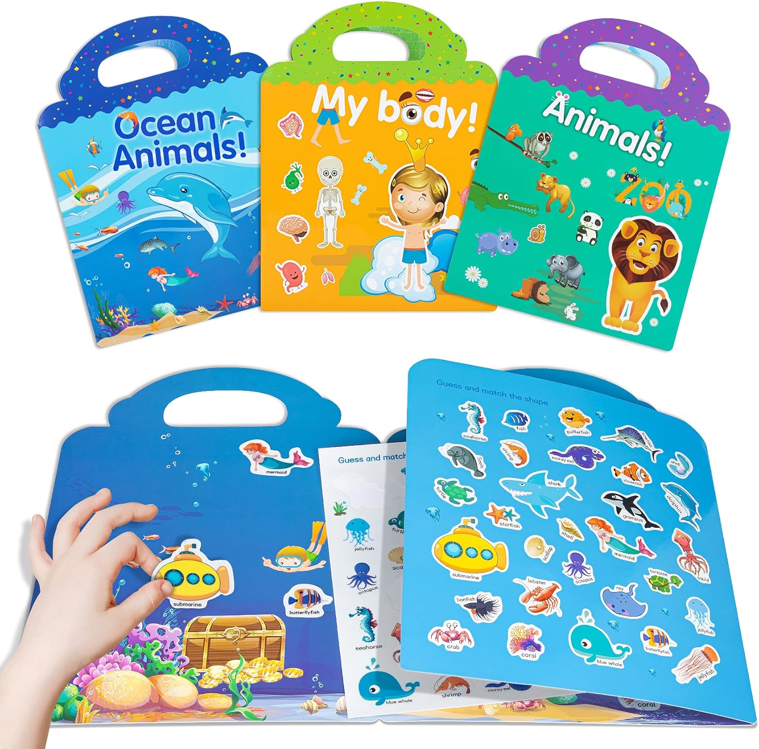 Buy HahaGift Toys For 3 Year Old Girls Gifts Static Sticker Book For 2 buy-hahagift-toys-for-3-year-old-girls-gifts-static-sticker-book-for-2