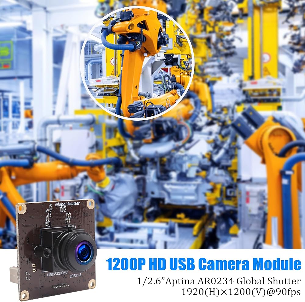Magnolia 2MP Global Shutter USB Camera Module 1200P Australia | Ubuy