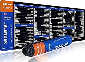 exco vip 0330 Large Mouse Pad, Office Shortcut Mouse Pad for Blender ...