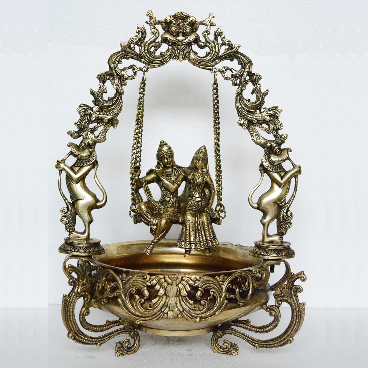 Buy S. India Industries Radha Krishna on Swing Figure Hurli Online at ...