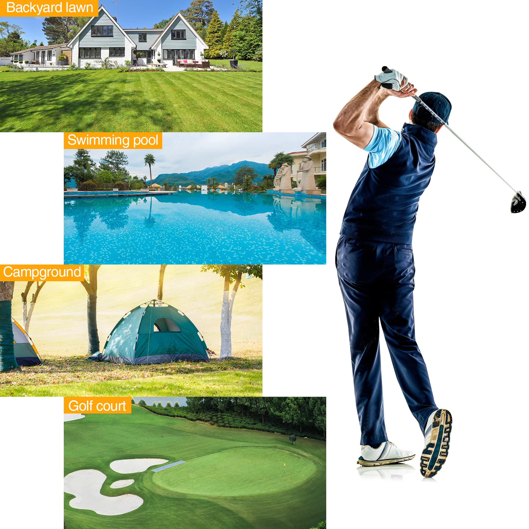 Lineslife Floating Golf Putting Mat for Pool,Golf Game Floating ...