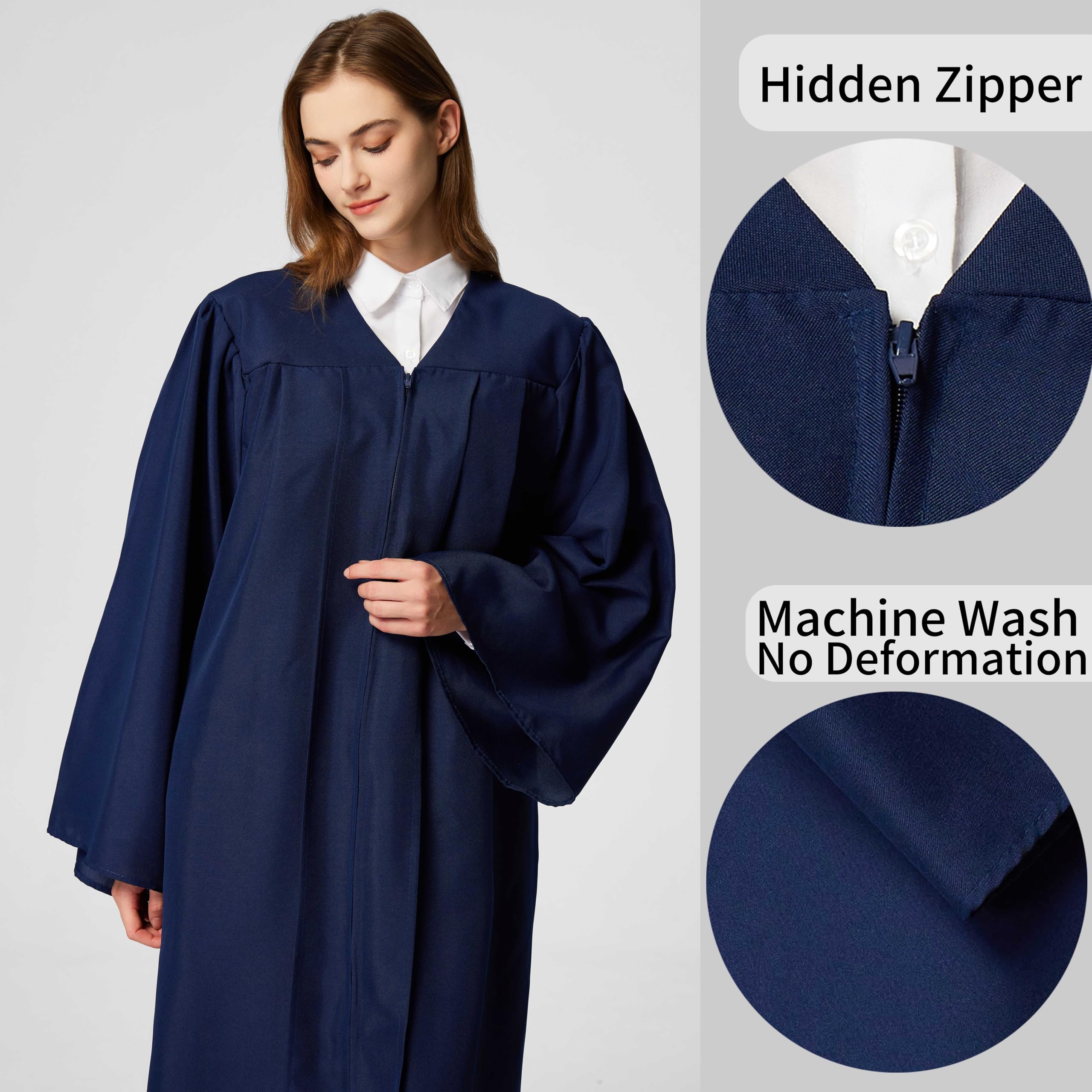 Snapklik.com : MyGradDay Unisex Matte Choir Robes For Church Baptism ...