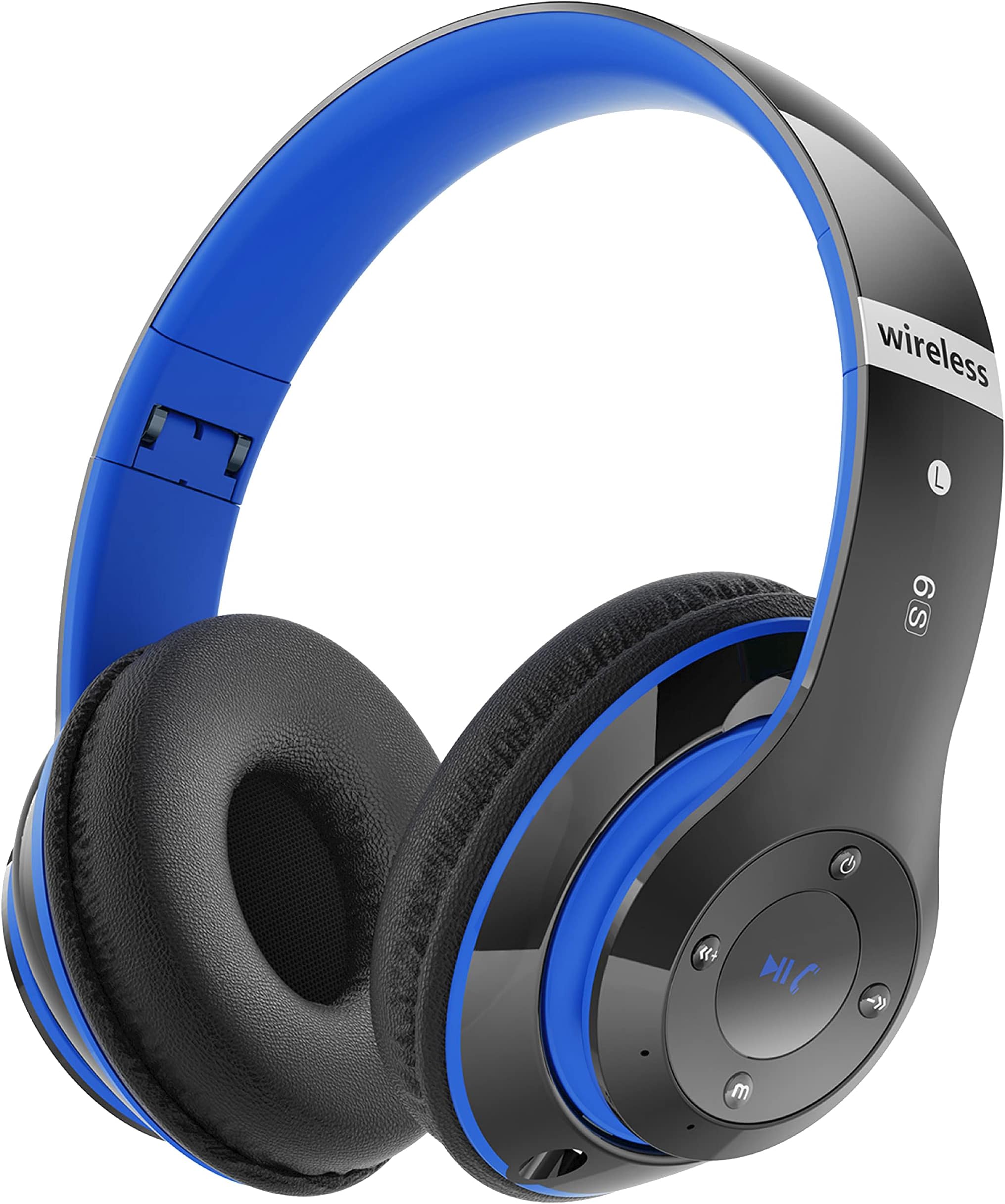 Amazon.com: PRTUKYT 6S Wireless Bluetooth Headphones Over Ear, Hi-Fi ...