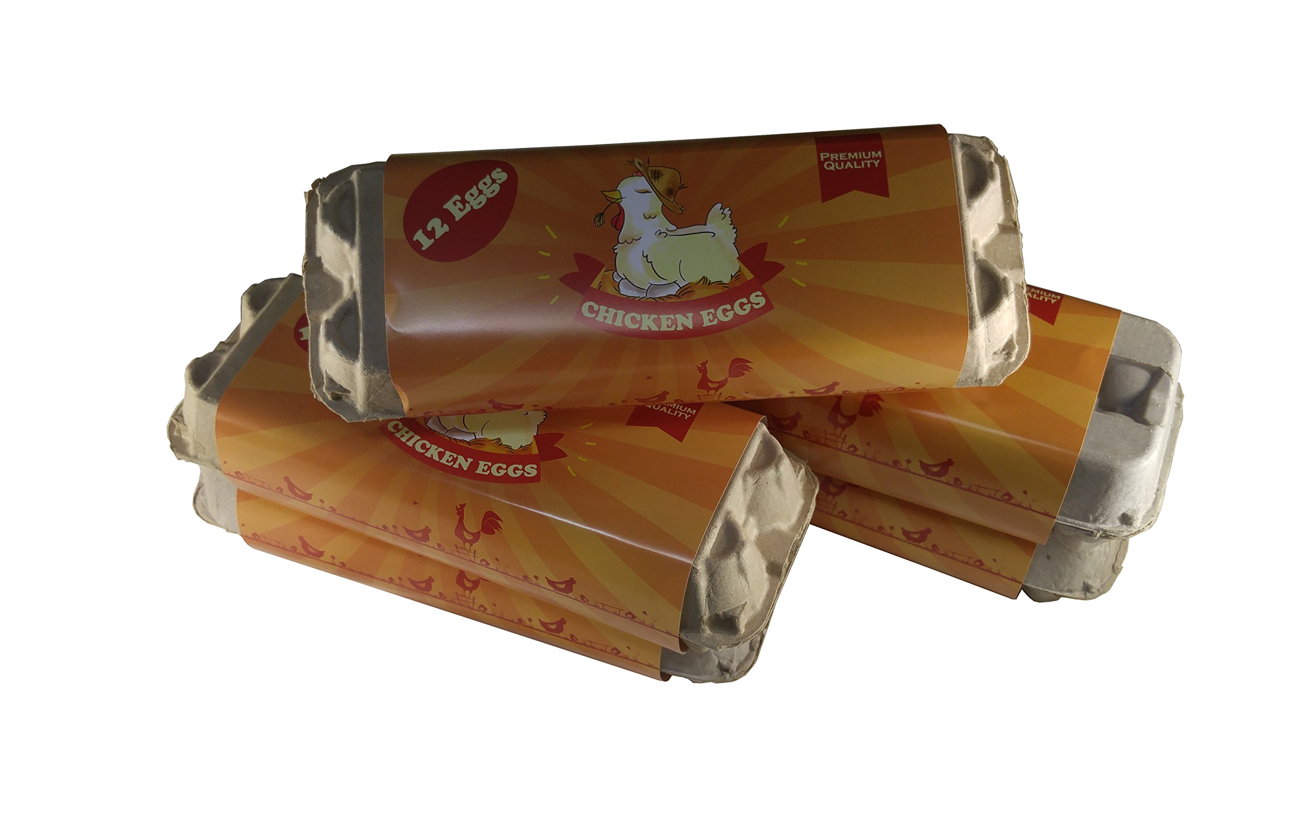 Labels Egg Carton Wrap Around Full Color Label Orange 60 | Desertcart EGYPT