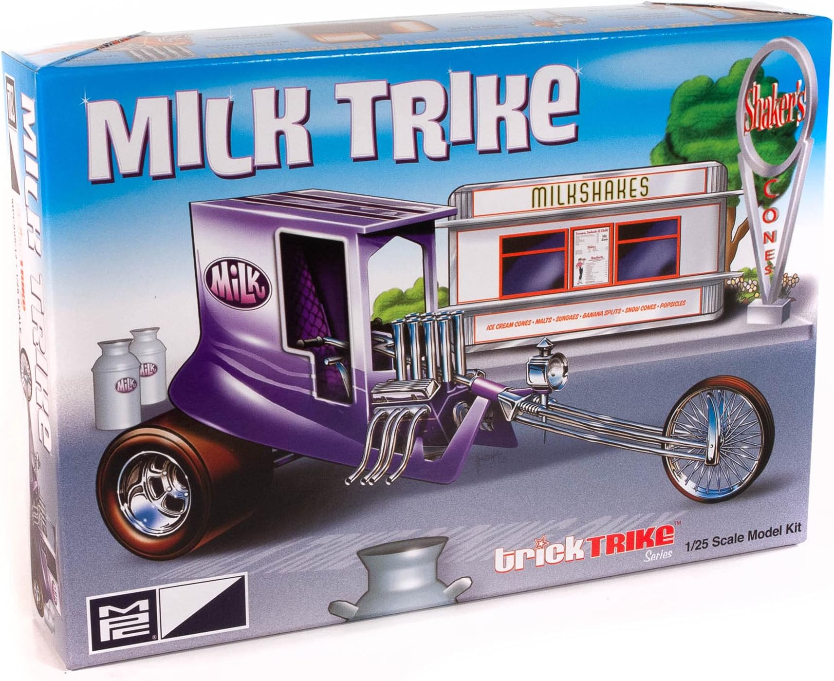 Amazon.com: MPC Milk Trike (Trick Trikes Series) 1:25 Scale Model Kit ...