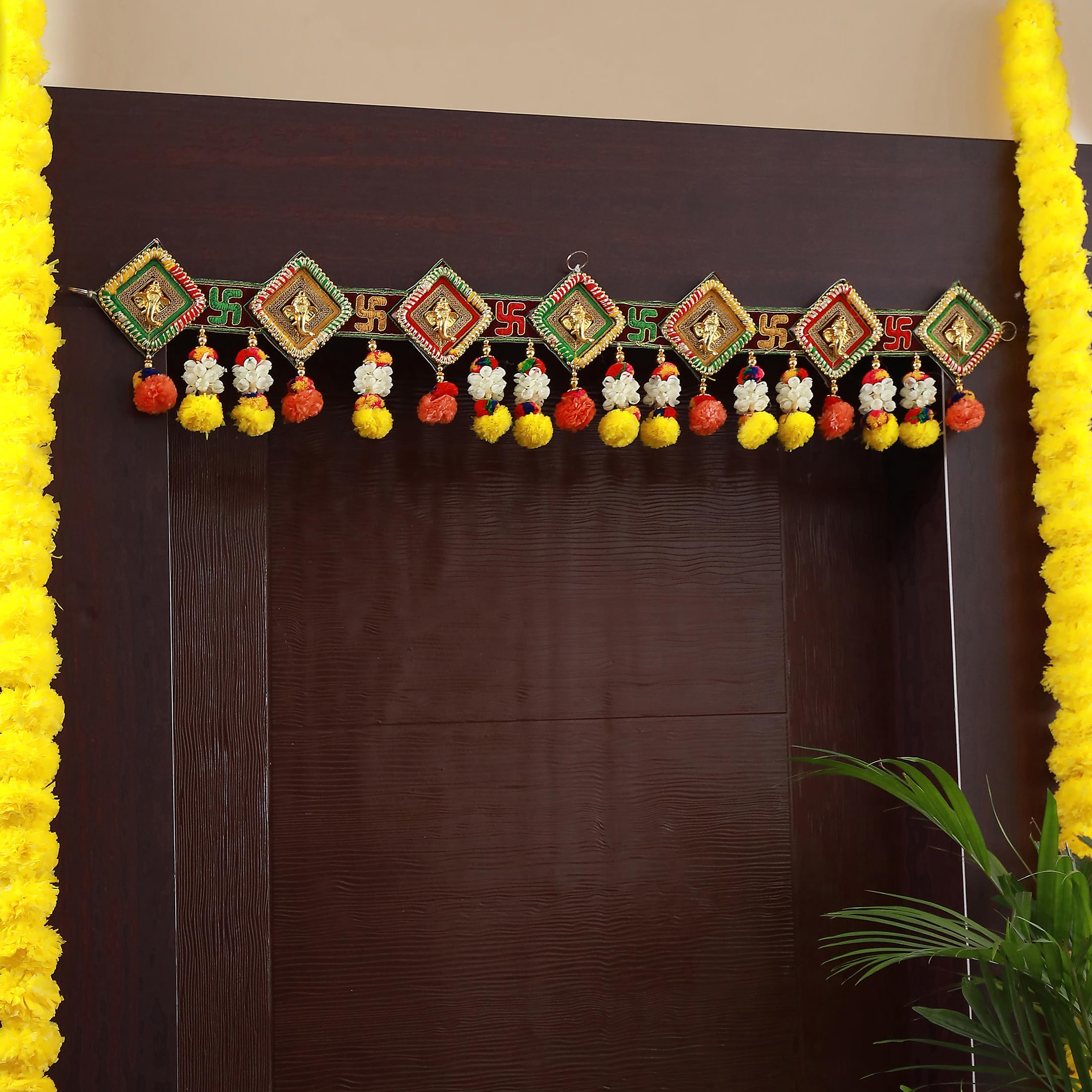 Buy TIED RIBBONS Toran for Door | Indian Toran Window Valance ...
