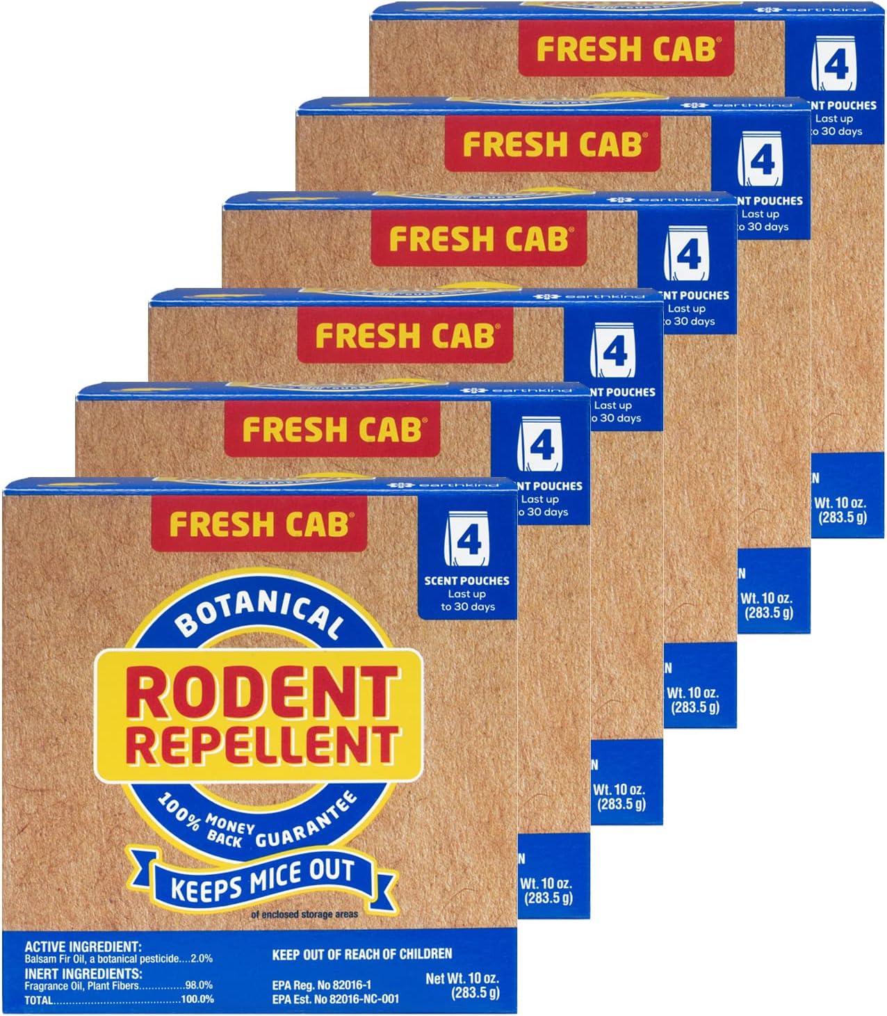 Amazon.com : Fresh Cab Botanical Rodent Repellent - Environmentally ...