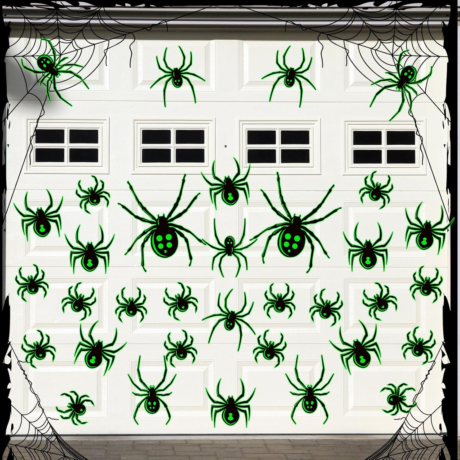 Amazon.com: Bememo 34 Pcs Luminous Halloween Garage Door Magnets Magnet ...