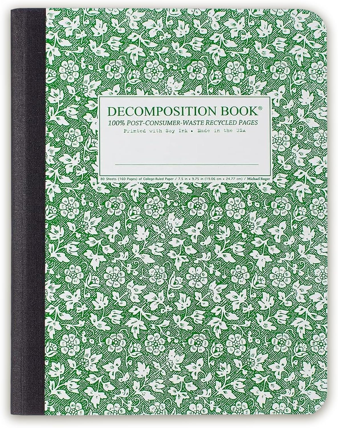 Decomposition Parsley College Ruled Composition Notebook - 9.75 x 7.5 ...
