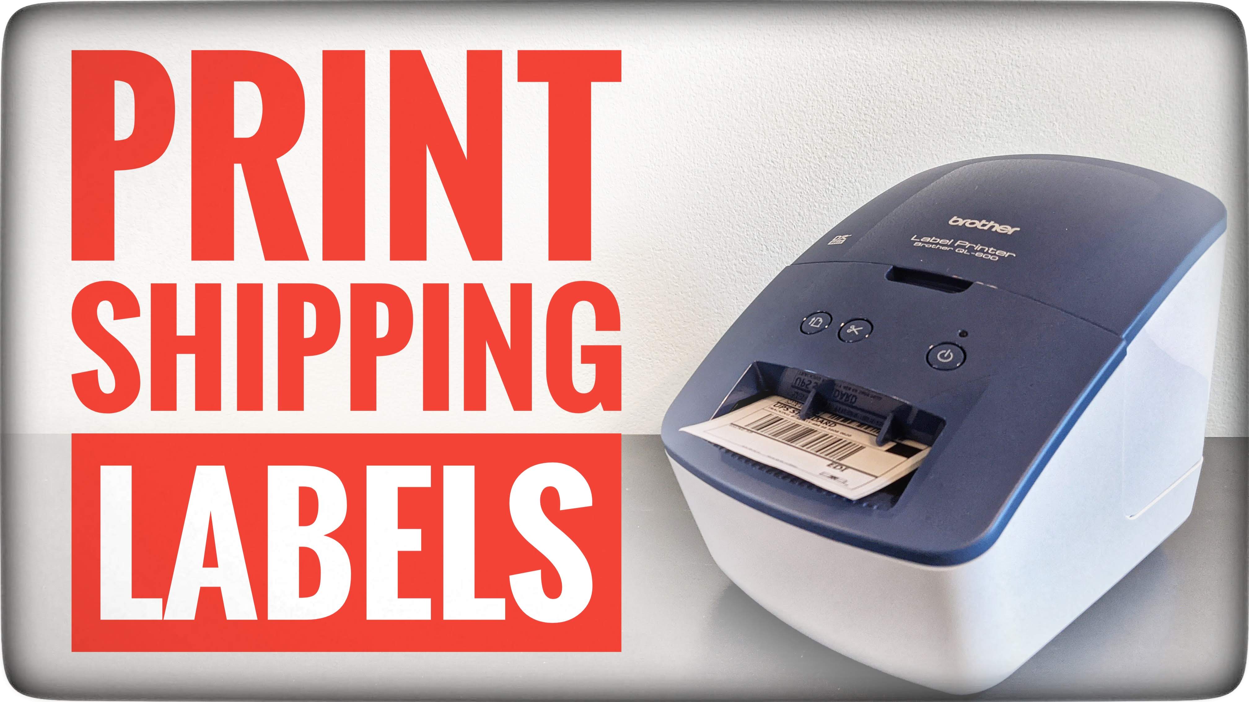 Watch Print Shipping Labels on the Brother QL-600 on Amazon Live