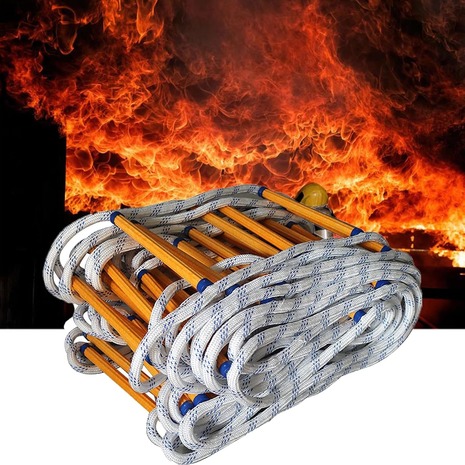 Rope Ladders, Fire Ladder, Emergency Fire Ladder, Soft Safety Rope ...