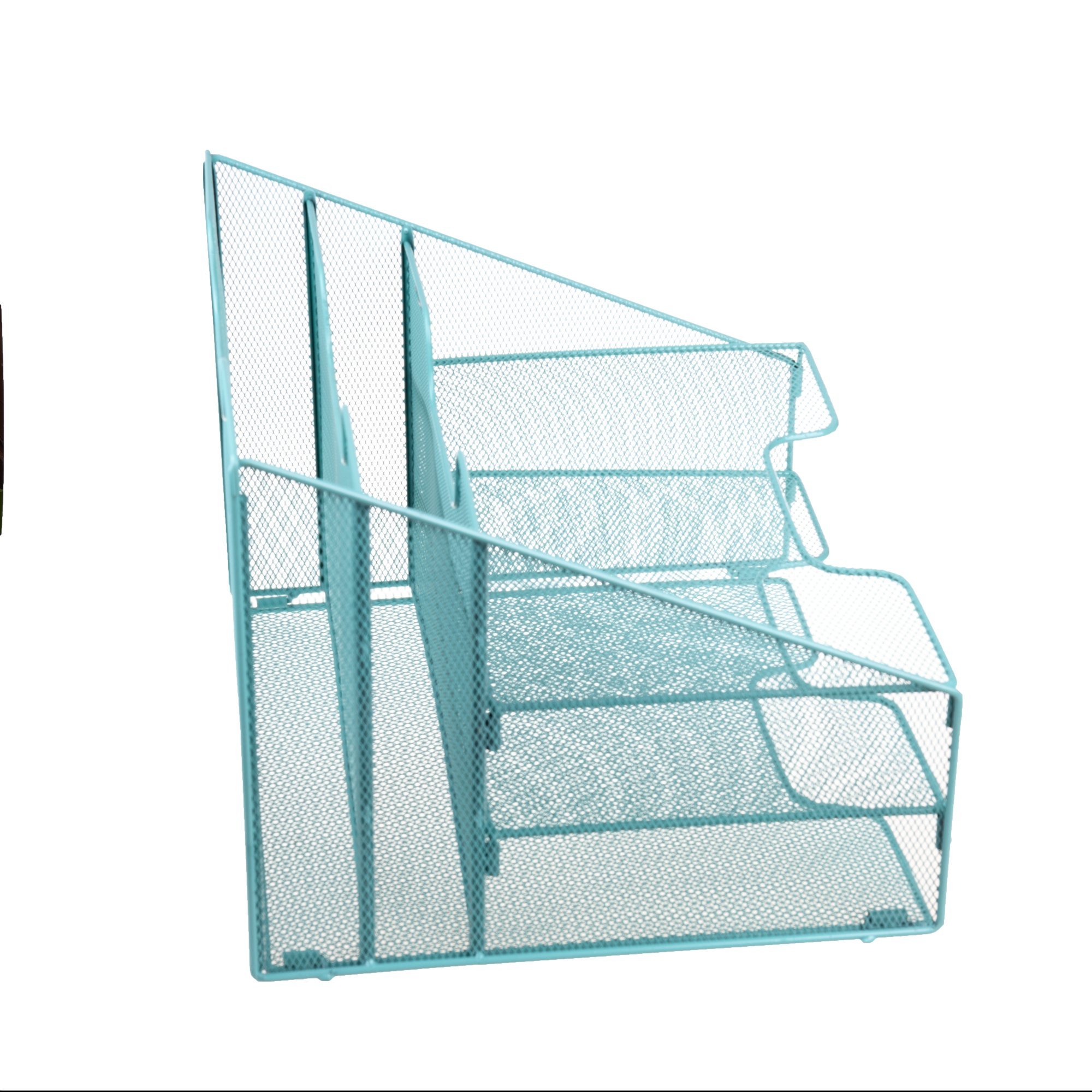 VANRA Metal Mesh Desktop File Sorter Organizer Desk Tray Organize with ...