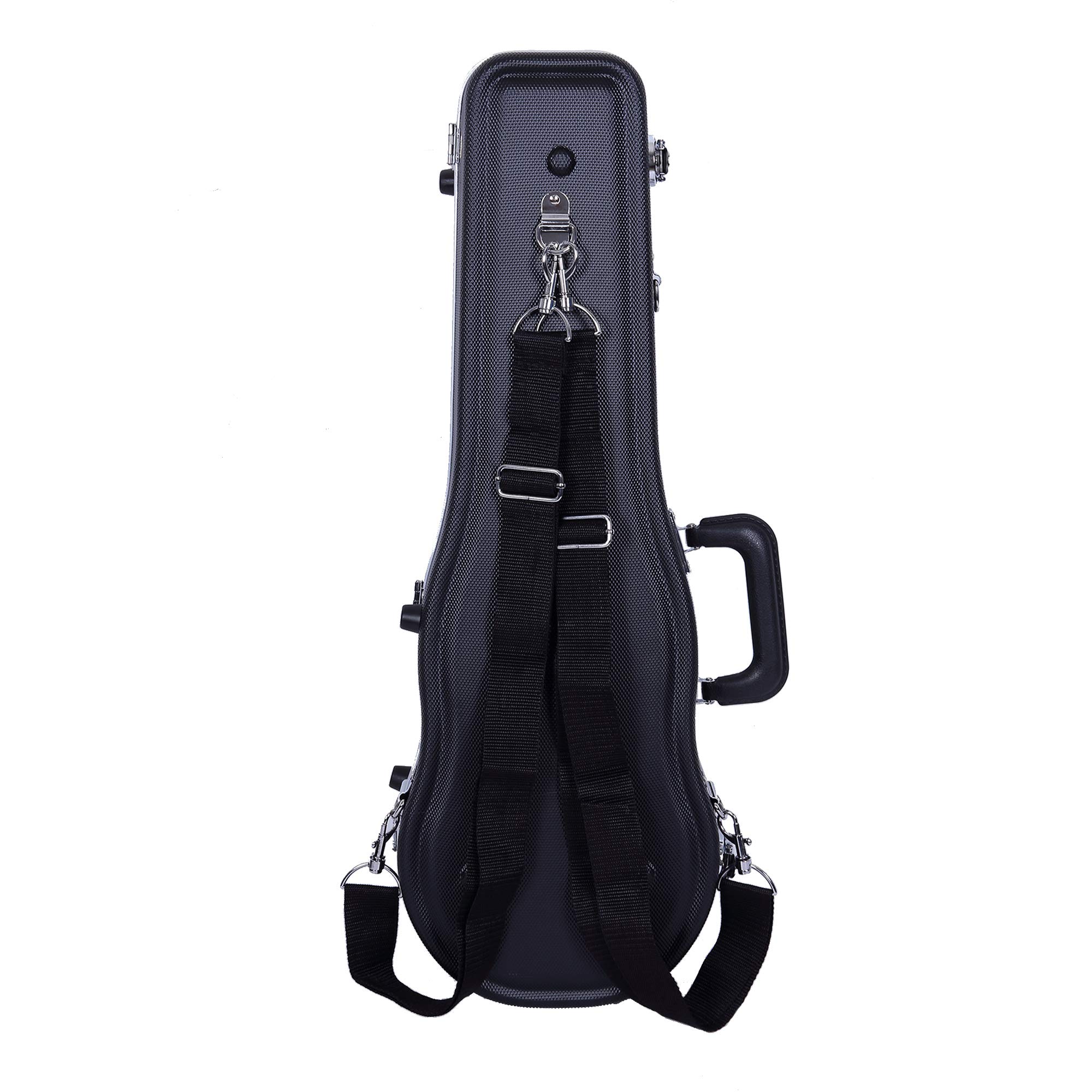 Snapklik.com : Crossrock 3/4 Violin Case-Backpack Style In Black