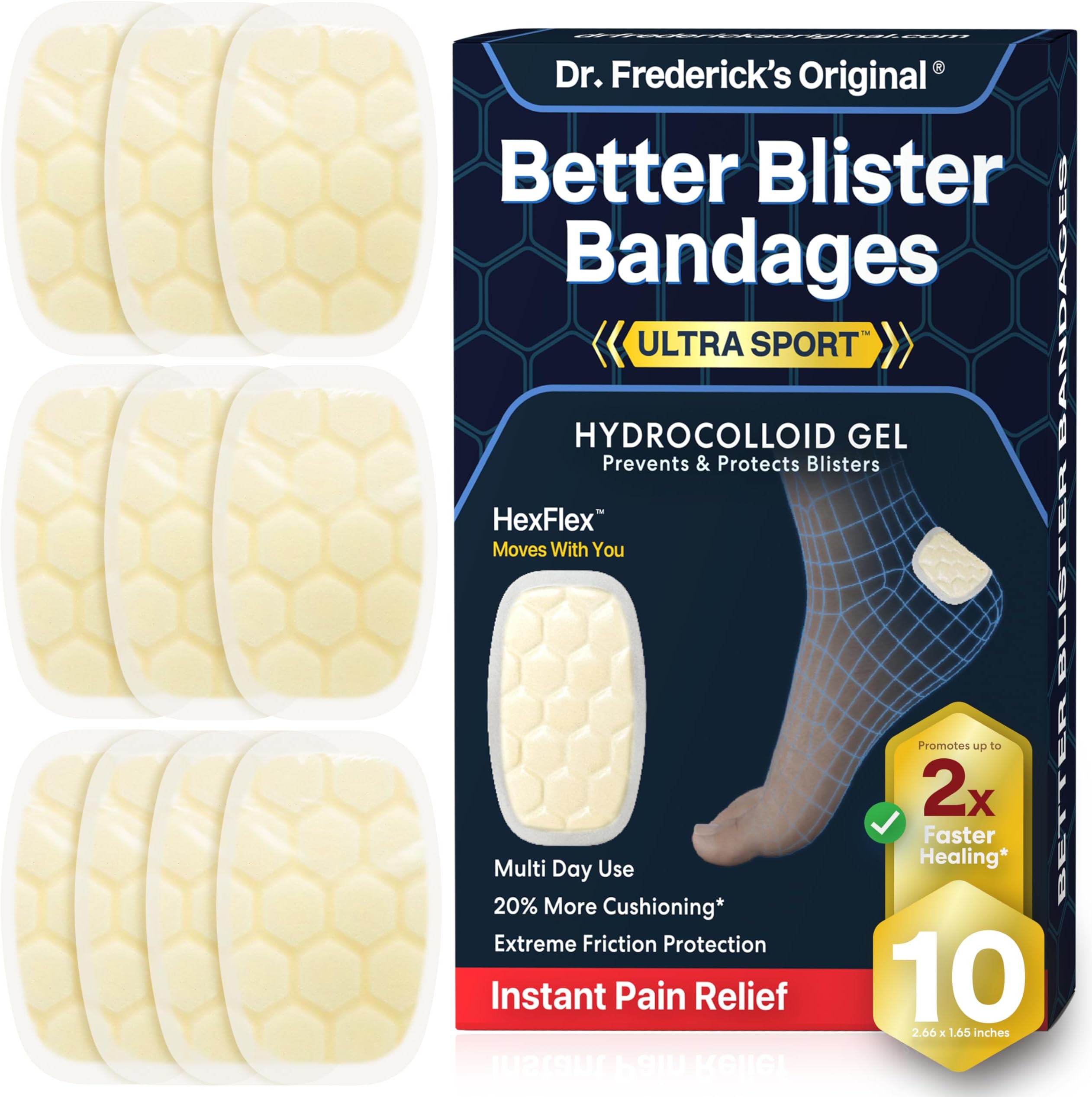 Amazon.com: Compeed Medium Size Blister Plasters, 12 Hydrocolloid ...