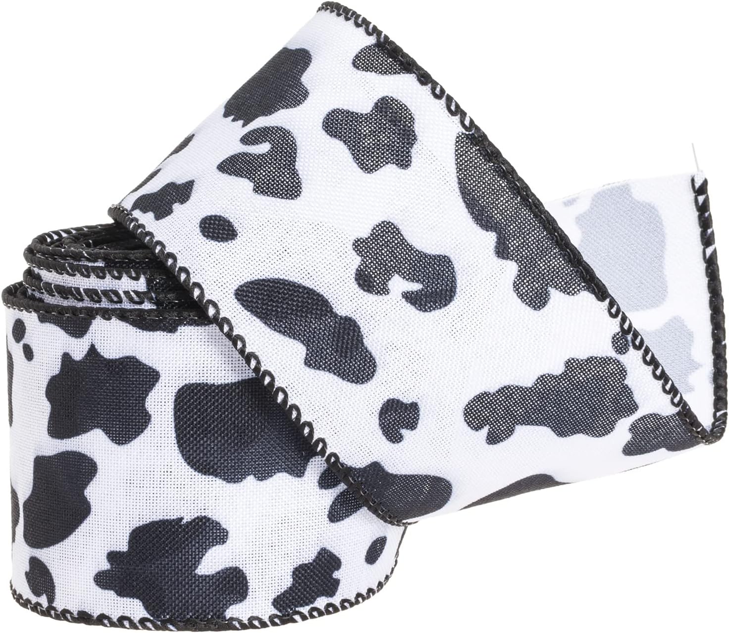 Amazon.com: 3 Rolls Wired Cow Grosgrain Ribbon, 15 Yards Wired Cow ...