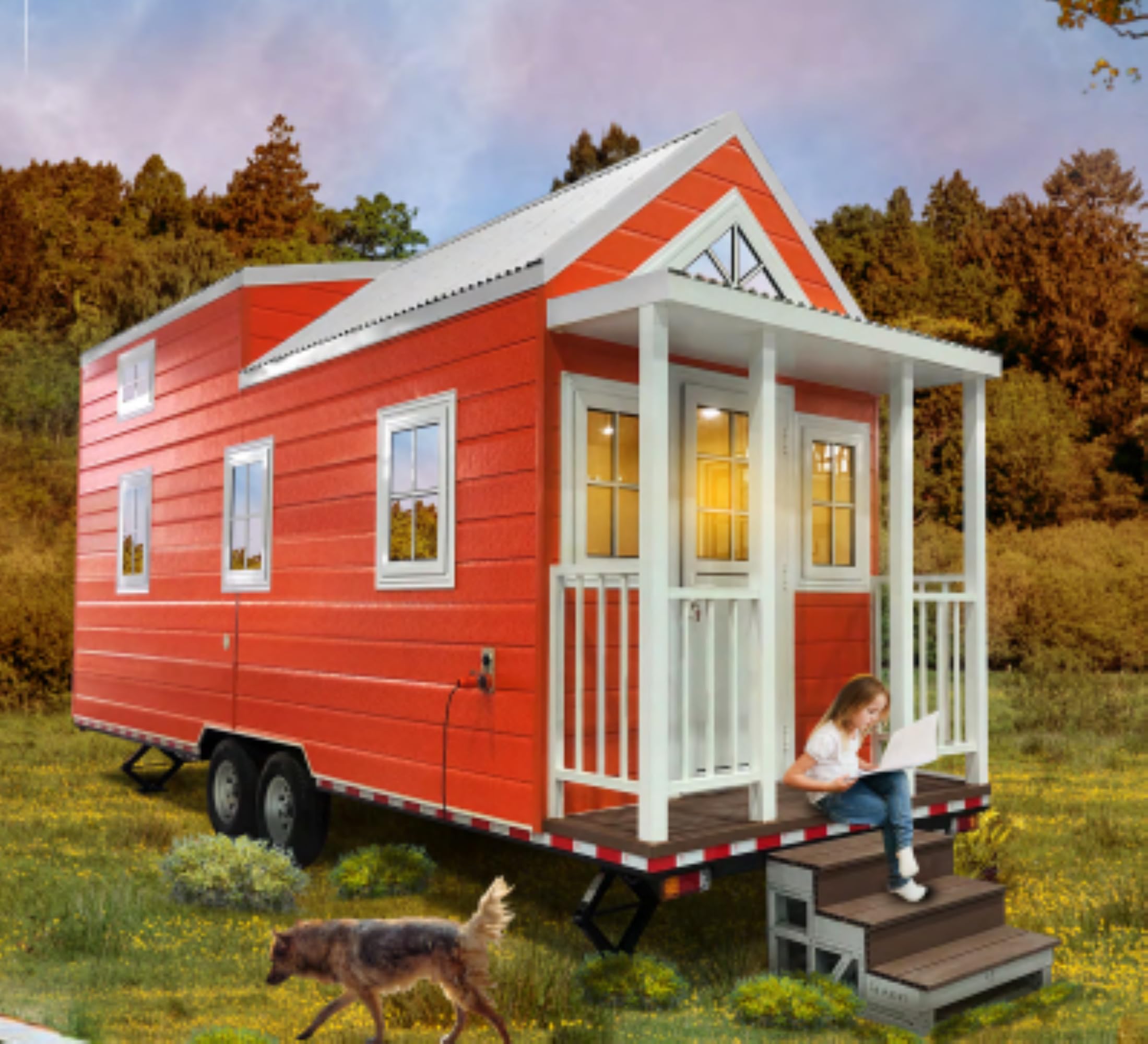 Travel Trailer Tiny House Smarthouse EU/USA/AU Standard Mobile Tiny