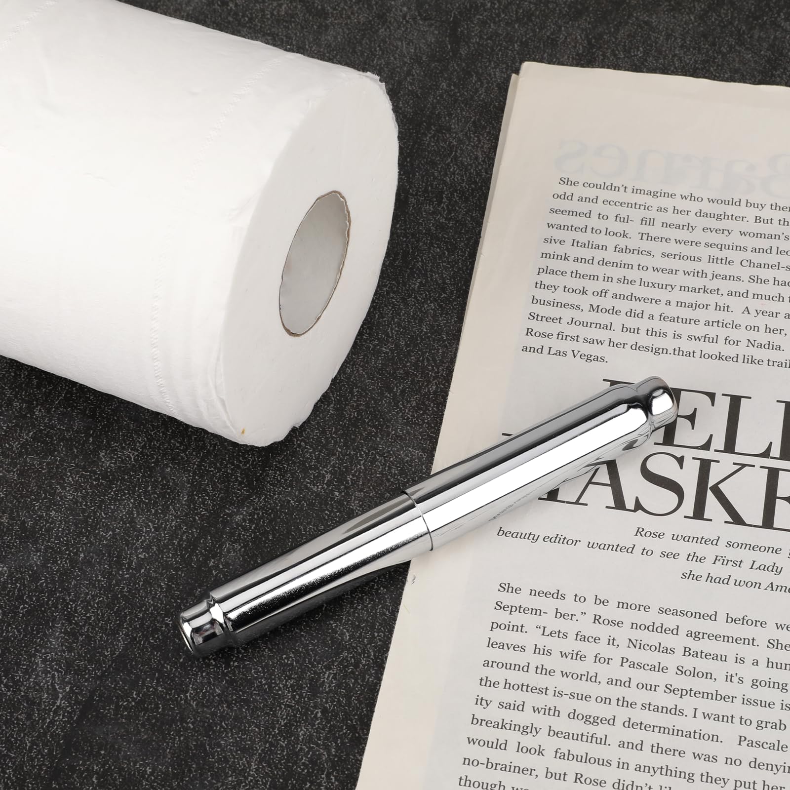 Snapklik.com : Salbsever Paper Toilet Holder Replacement Rod Toilet ...