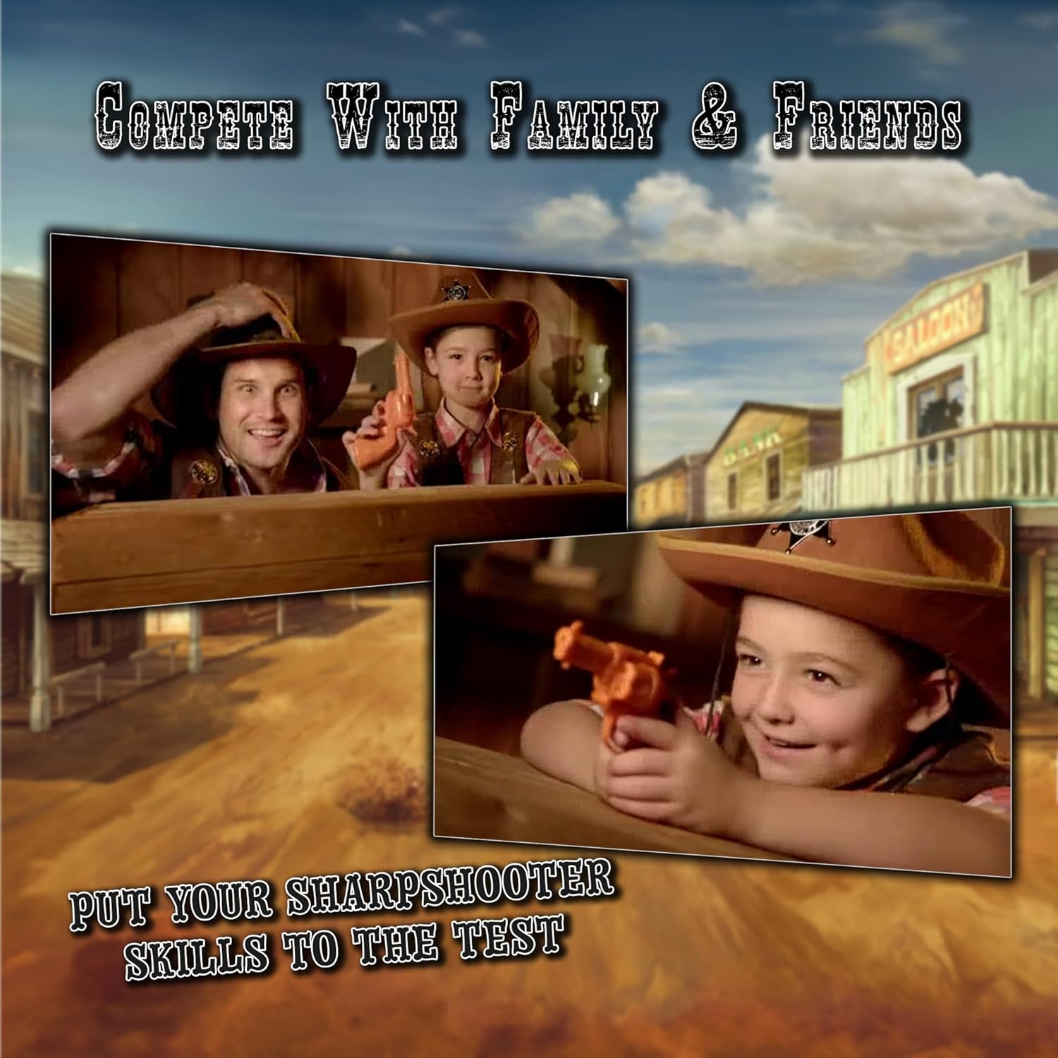 Relsy Wild West Gunslinger – Kid’s 20 Meter Range Target Shooting Set ...