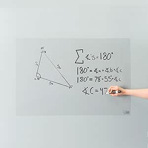 Amazon.com : Think Board Clear Dry Erase Whiteboard 2'x3' – Self ...