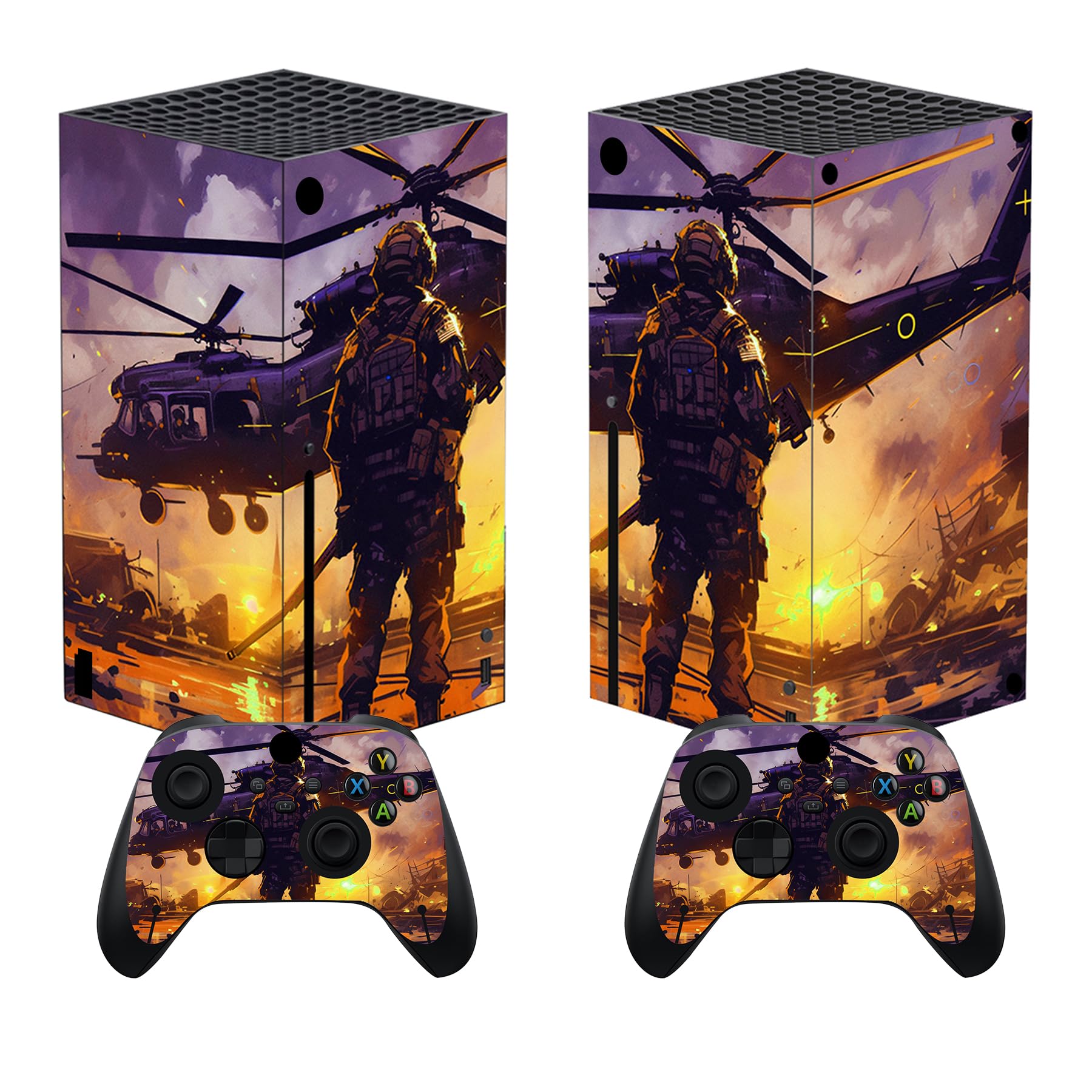 Amazon.com: PlayVital Breaking Dawn Custom Vinyl Skins for Xbox Core ...