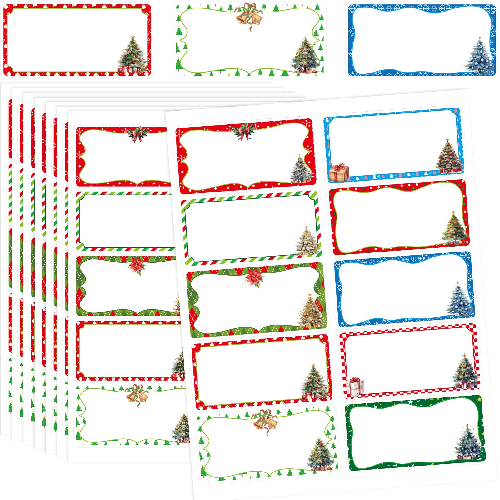 Name Tag Christmas Templates