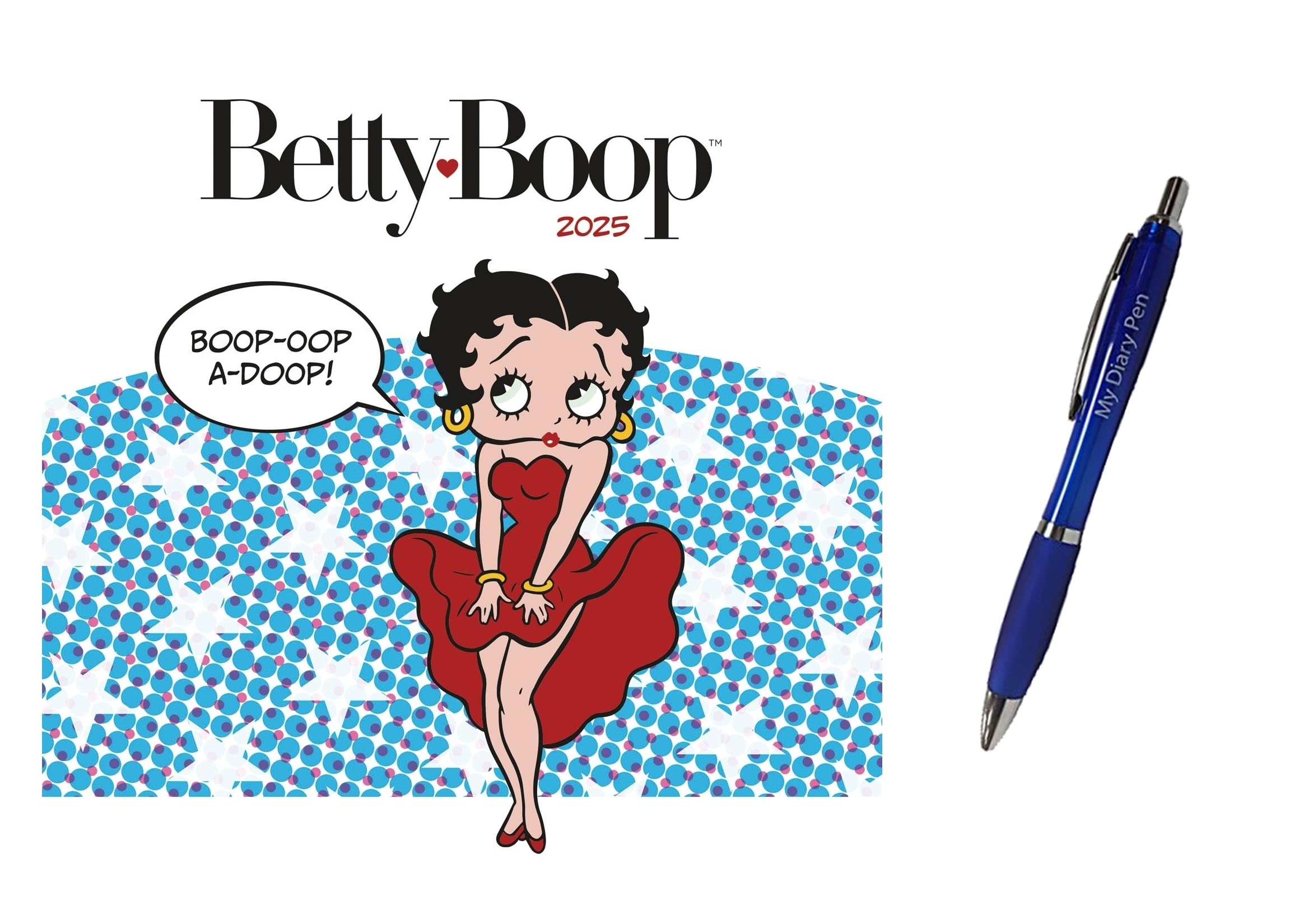 Betty Boop (PFP) Wall Calendar 2025 + EXCLUSIVE LIMITED EDITION PEN ...