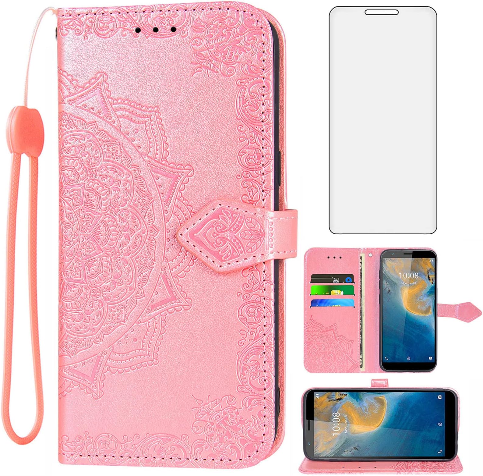 Amazon.com: Compatible with ZTE Blade A31/Avid 589 Z5158 Wallet Case ...
