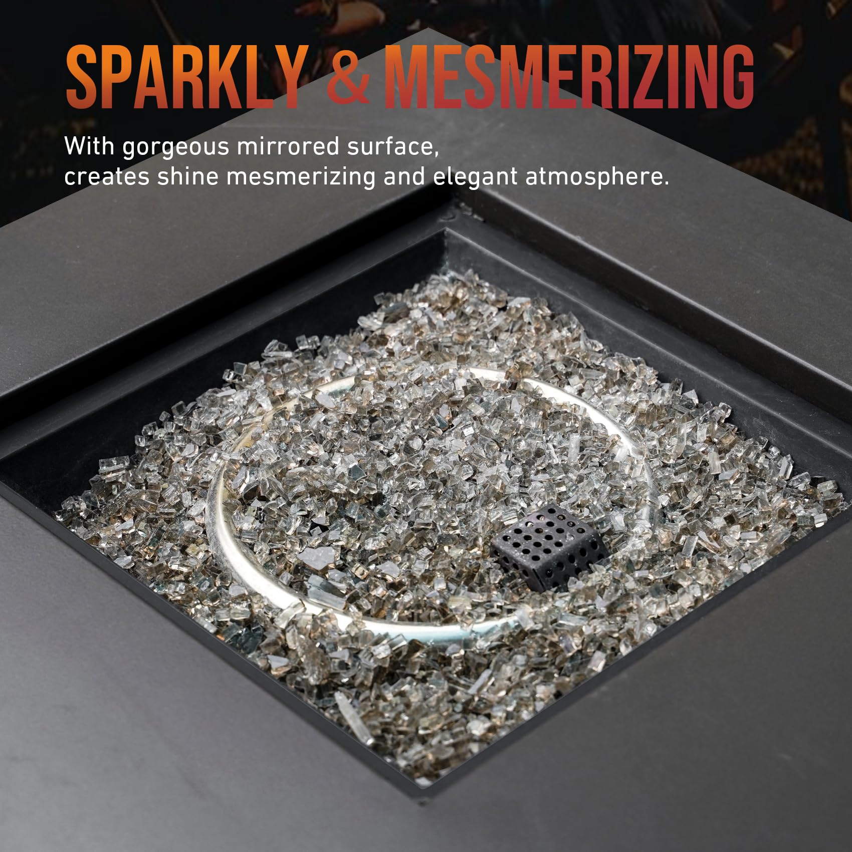 Snapklik.com : High Luster 10-Pound Regular Fire Glass For Fire Pit ...