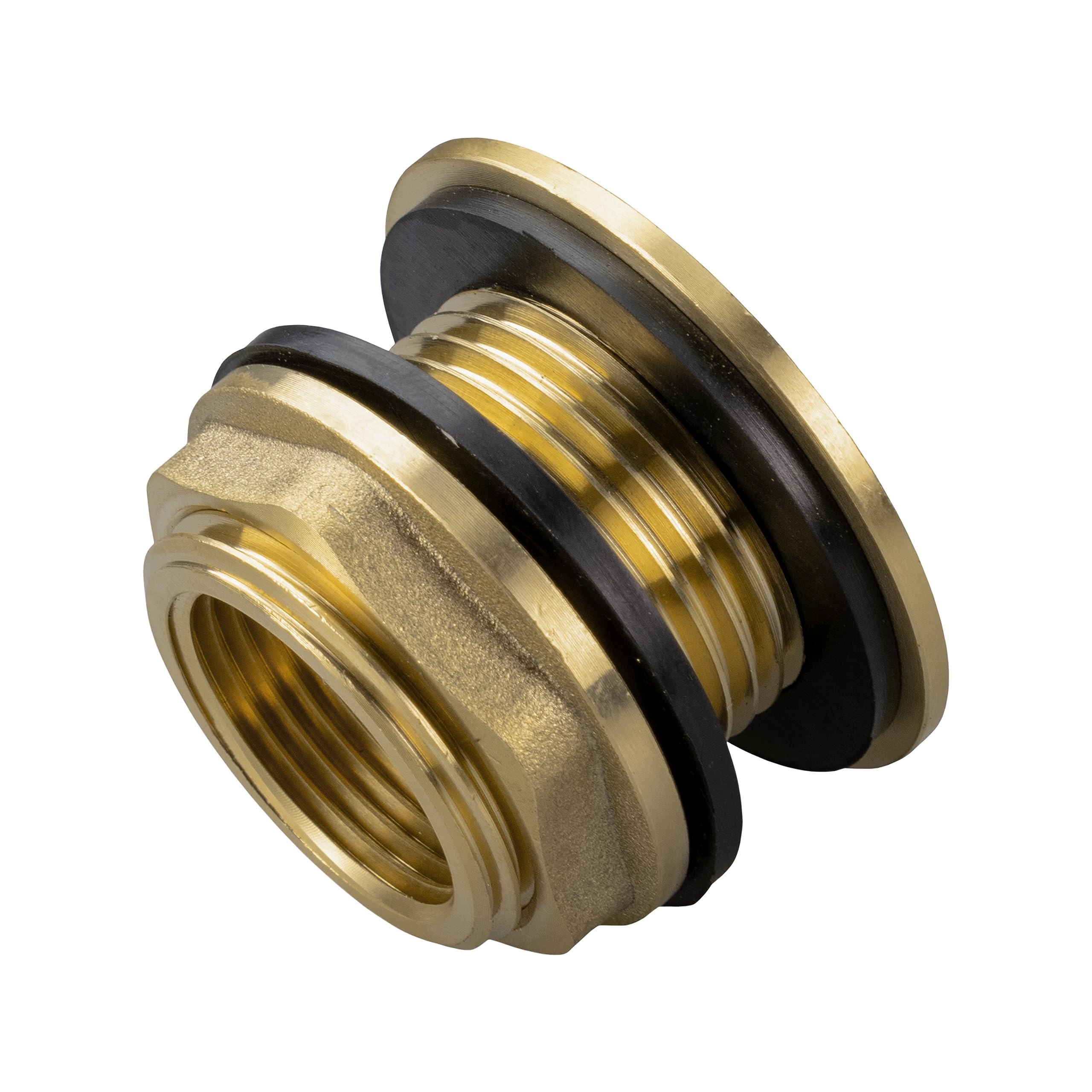 Solid Brass Water Tank Outlet Connector Collar, 3/4″ BSP (26.4mm ...