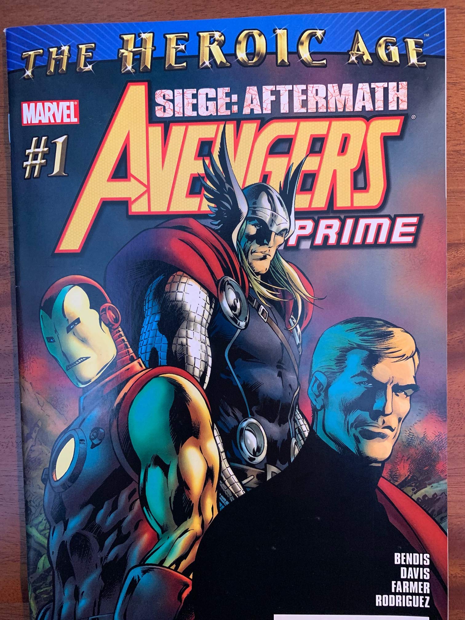 Amazon.com: Avengers Prime #1 / Siege: Aftermath / Heroic Age: Brian ...