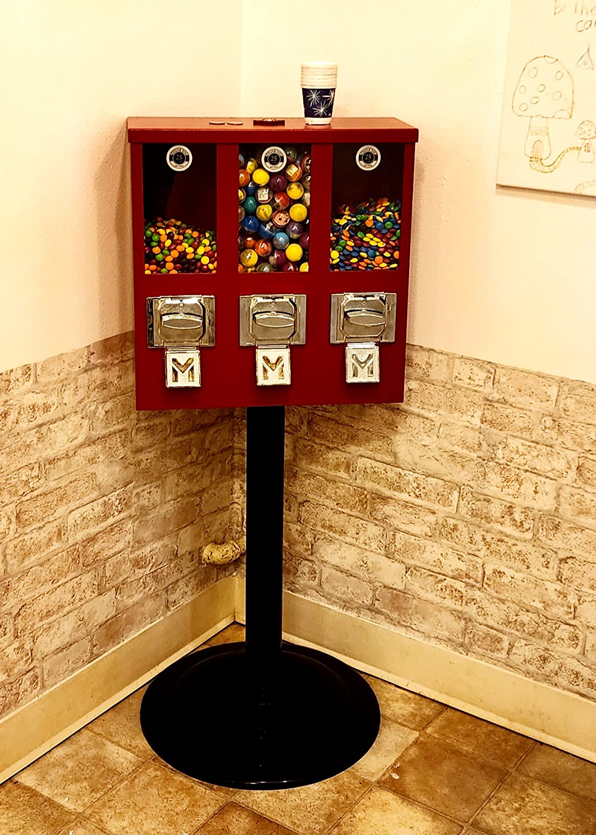 $33/mo - Finance Red Triple Compartment Commercial Vending Machine for ...