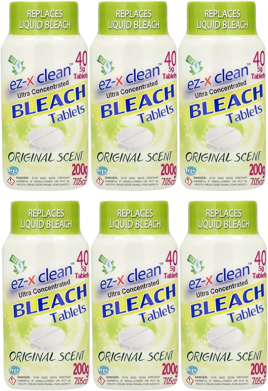 Amazon.com: EZ-X CLEAN Bleach Tablets Ultra Concentrated Water ...