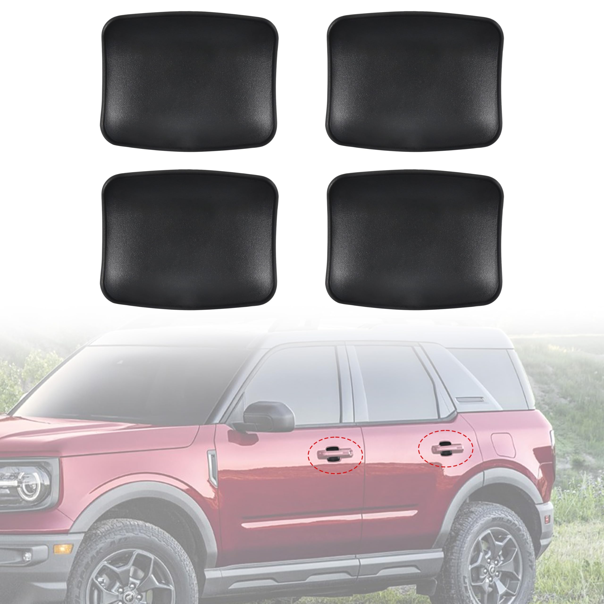 Amazon.com: KEWISAUTO Door Bowl Scratch Protector for Ford Bronco Sport ...