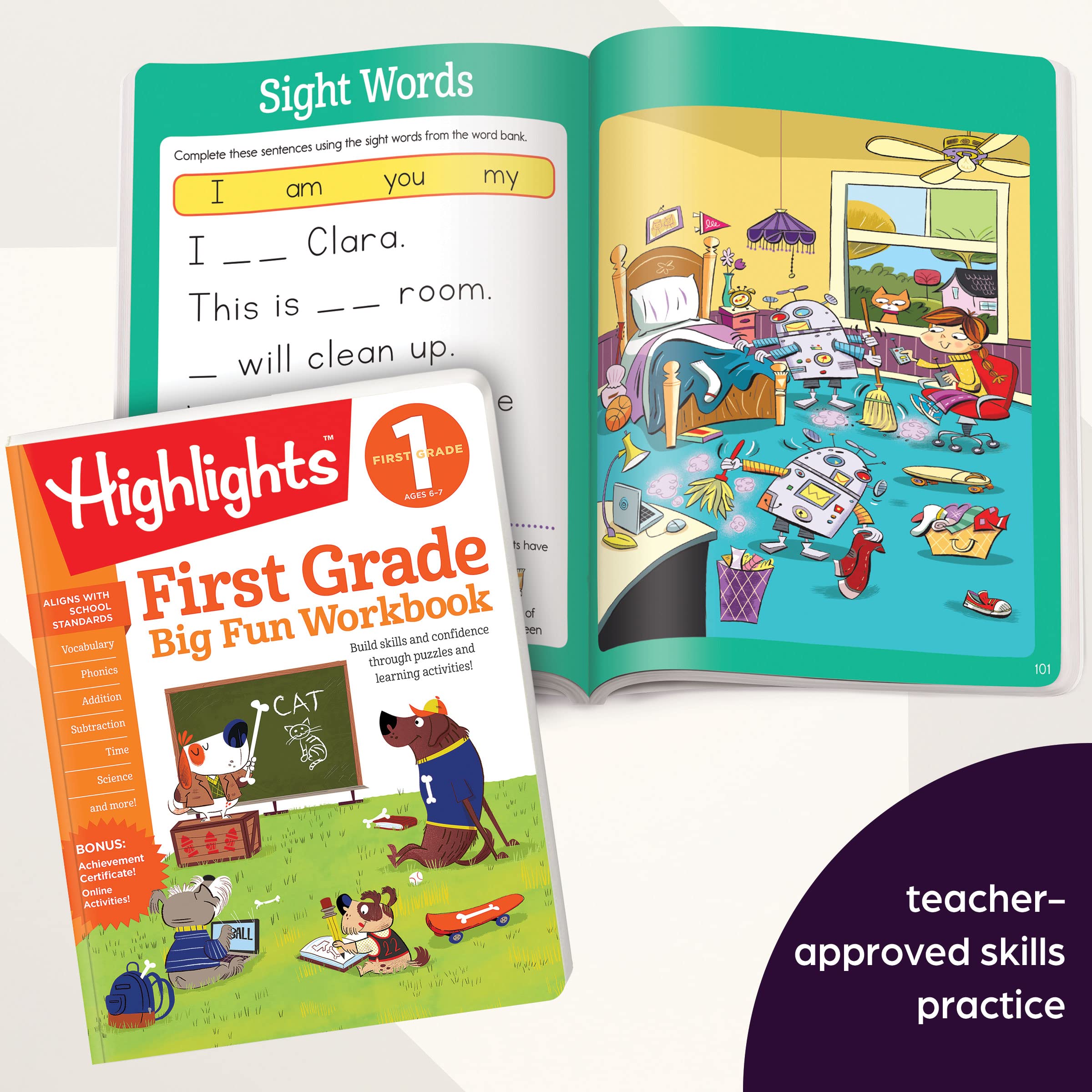 Snapklik.com : Highlights For Children School Success Pack First Grade