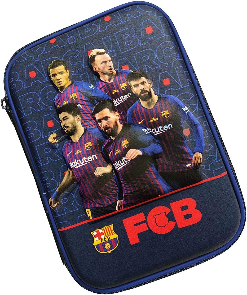 Mistazzo FCB Football Team Embossed Hardtop EVA Material Pencil Case ...