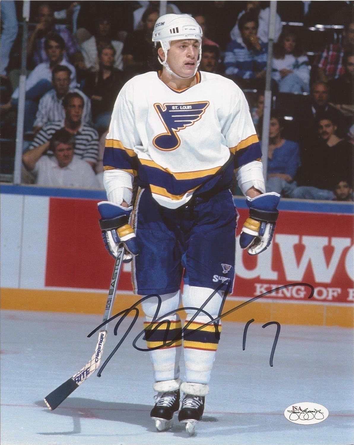 Rod Brind'Amour St Louis Blues Autographed Signed 8x10 Photograph ...