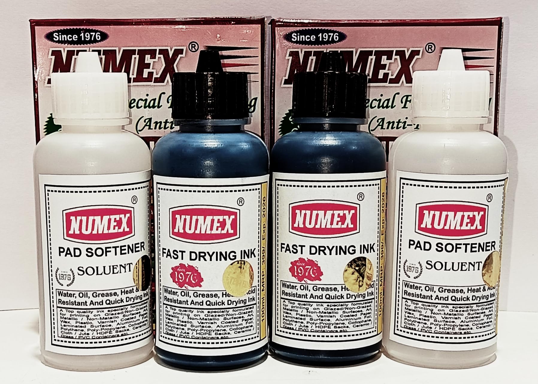 NUMEX Batch Printing Machine Fast Drying Ink Permanent (Black Ink ...