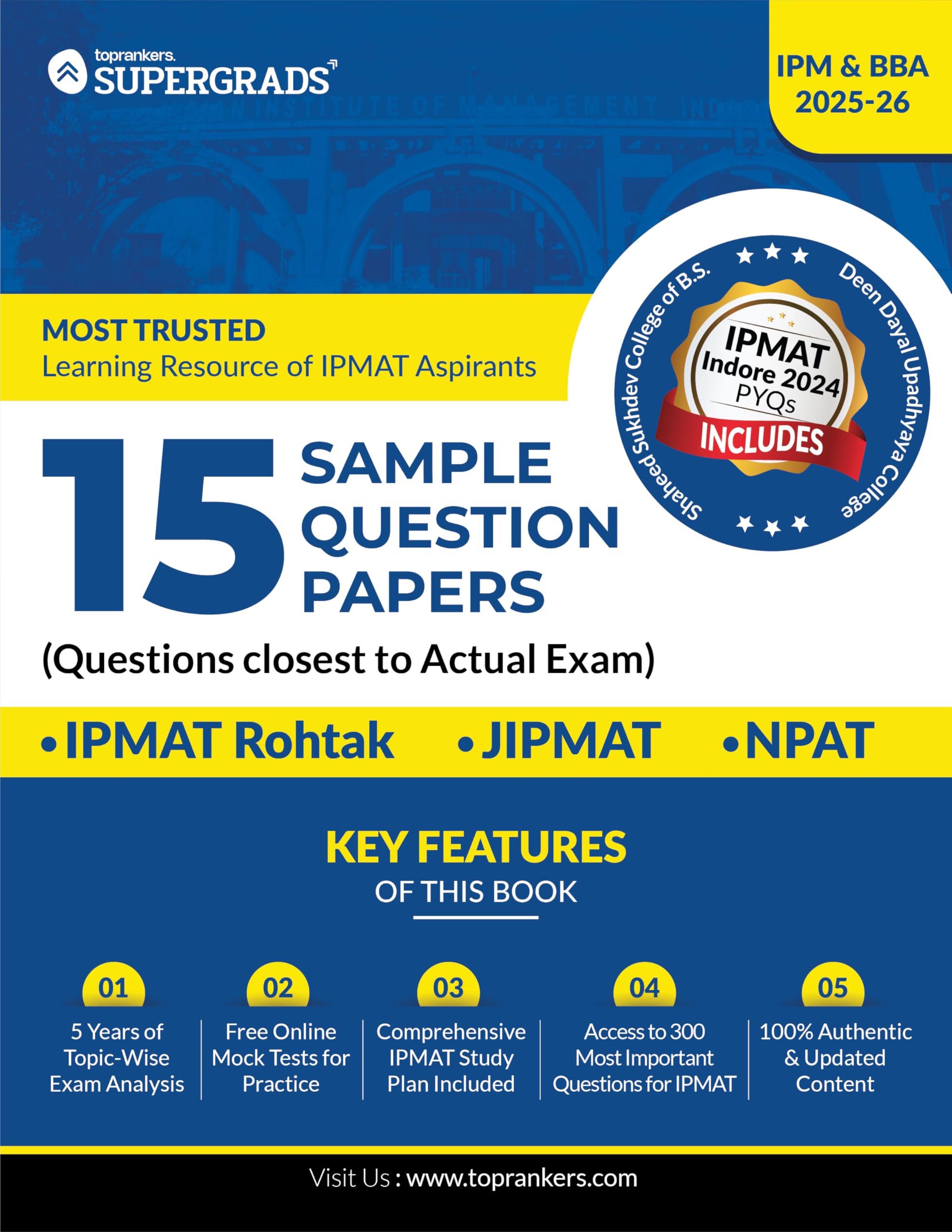 Buy IIM IPMAT Preparation Books(Set of 2 Books including Sample Papers ...