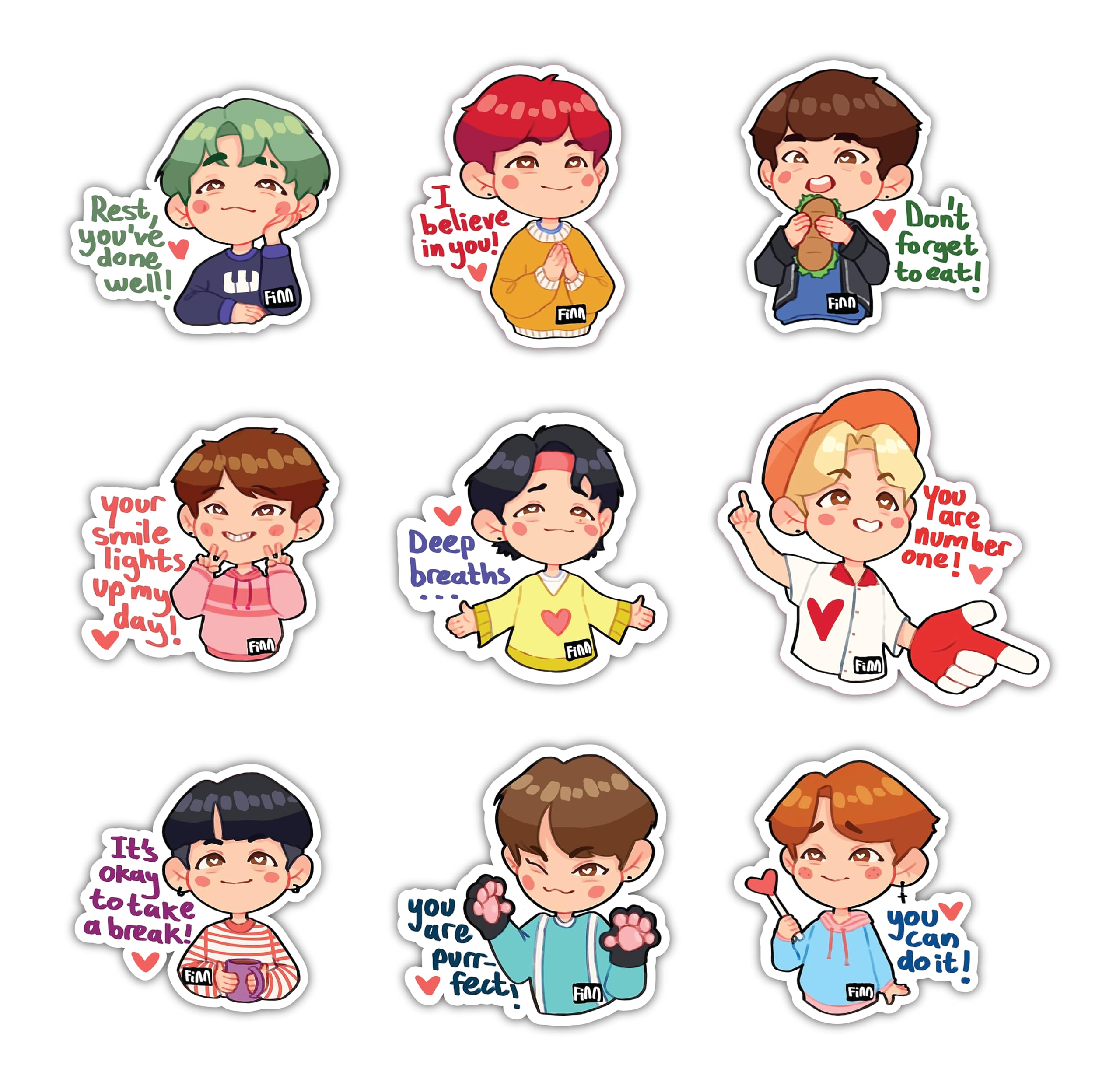 Amazon.com - IMPERIAL VIBES – K Pop Stray Kids Band Sticker – Vinyl ...