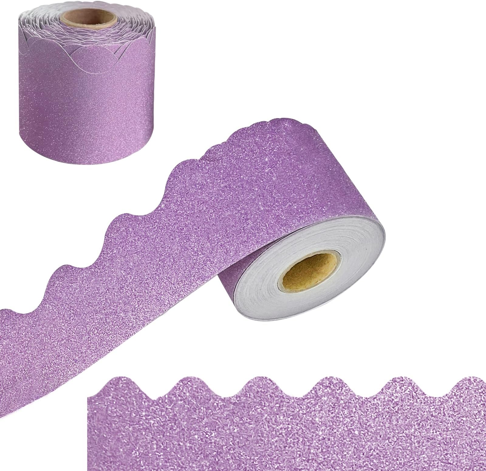 Amazon.com: 65Feet Bulletin Board Borders, Shine Scalloped Borders ...